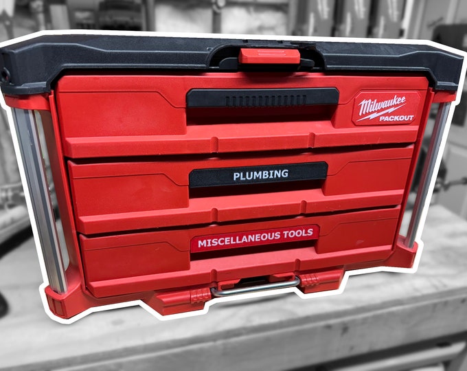 Milwaukee Packout 2-drawer M12/M18 Battery Storage - Etsy