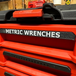 Custom Milwaukee PACKOUT Drawer Handle Label: Tool Box Organizer - Etsy