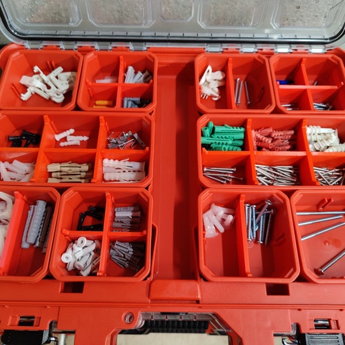 Set of 3 Small Parts Bin for Low Profile Milwaukee PACKOUT - Etsy