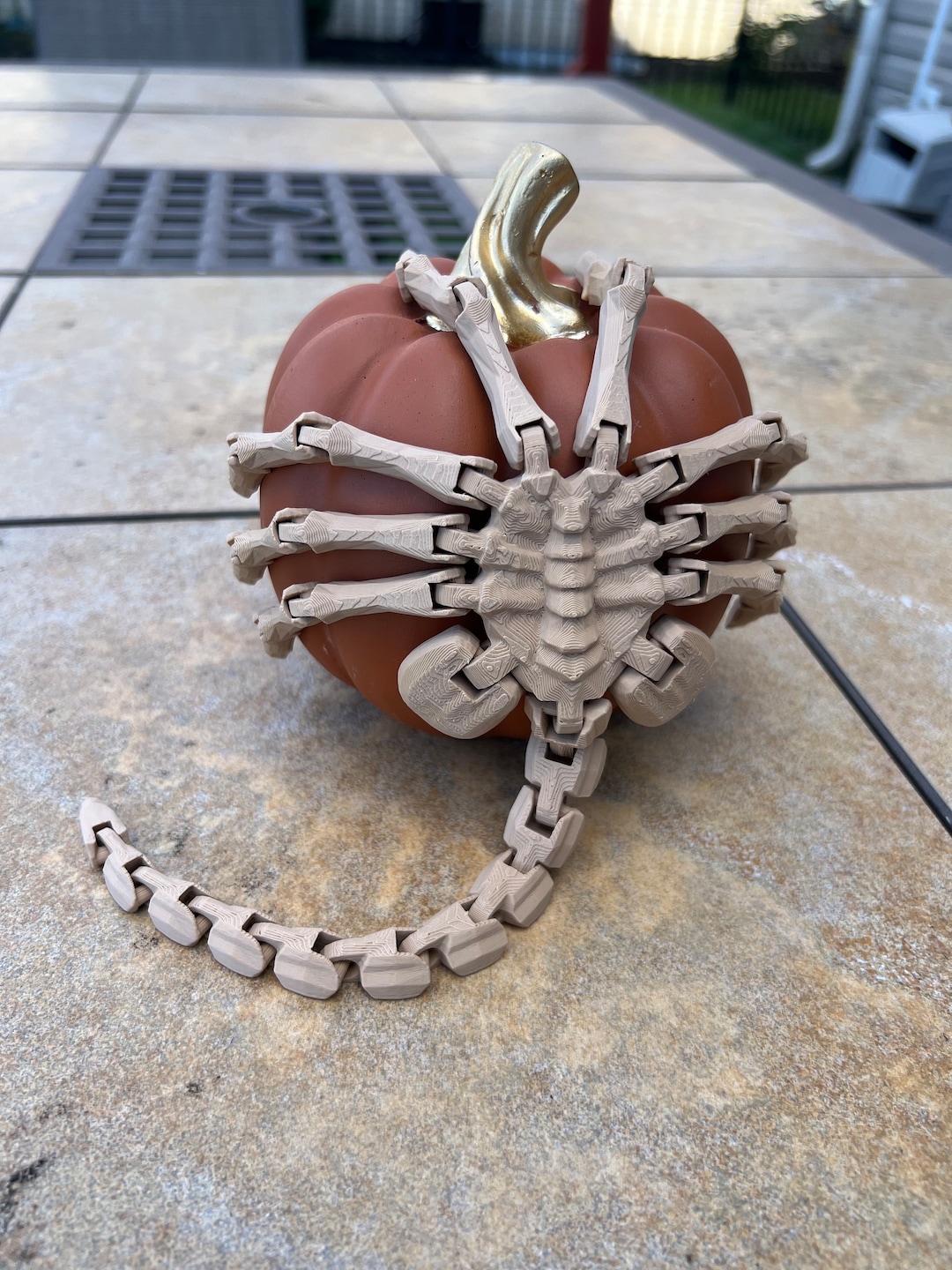 Alien Facehugger 3D Printed Model Fully Articulated Movie Prop ...