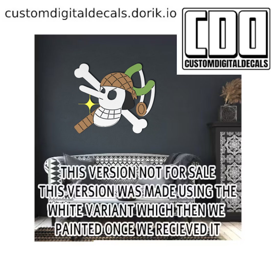 Usopp Personal Jolly Roger Metal Sign Made to Order in the USA - Etsy