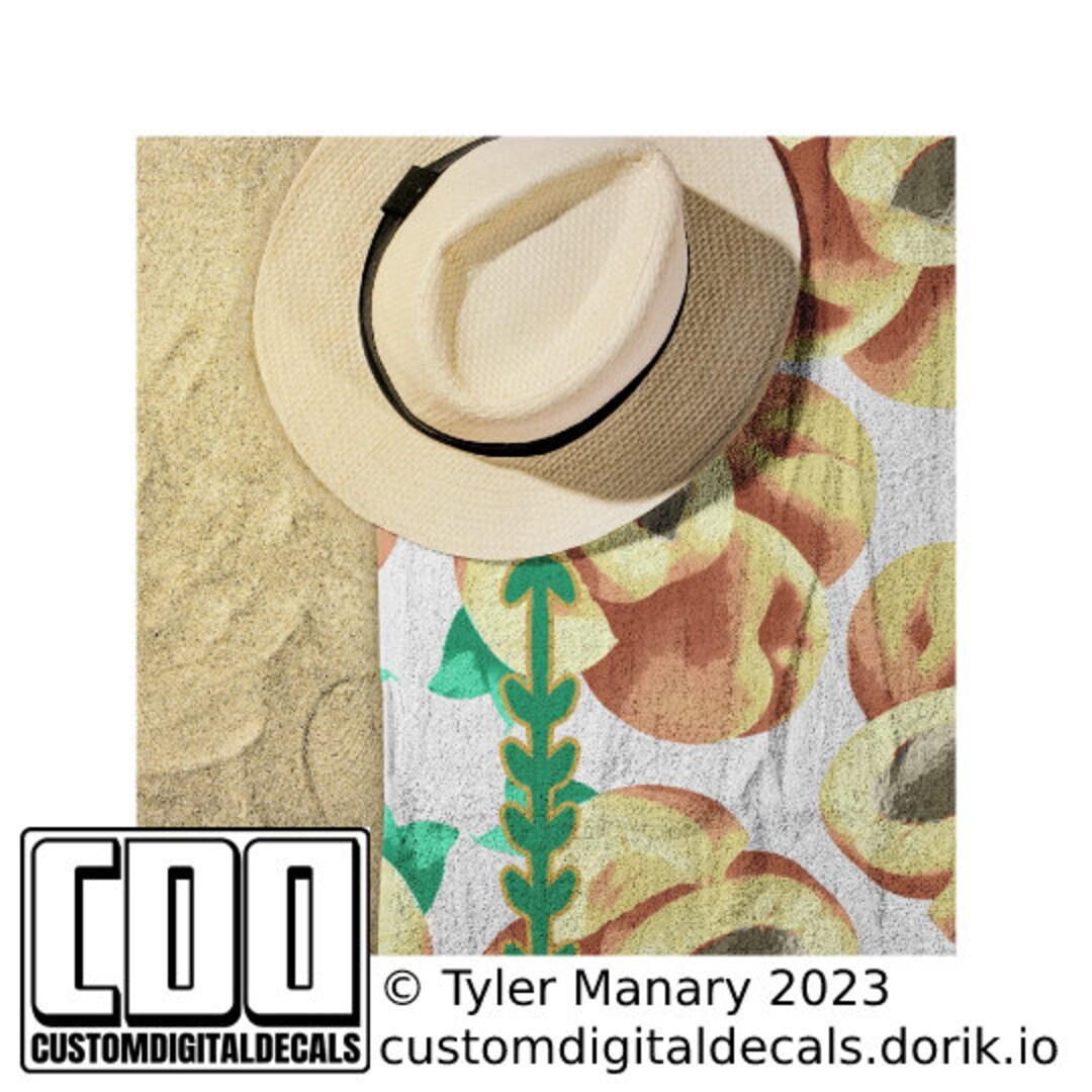 RDR2 Big Valley Canned Apricots Pattern Beach Towel Made in - Etsy