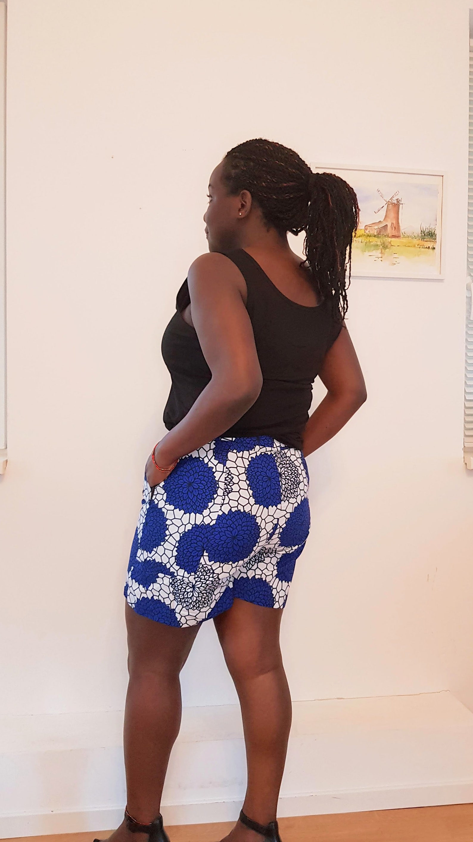 Short imprimé africain, short Ankara, short imprimé, short pour femme ...