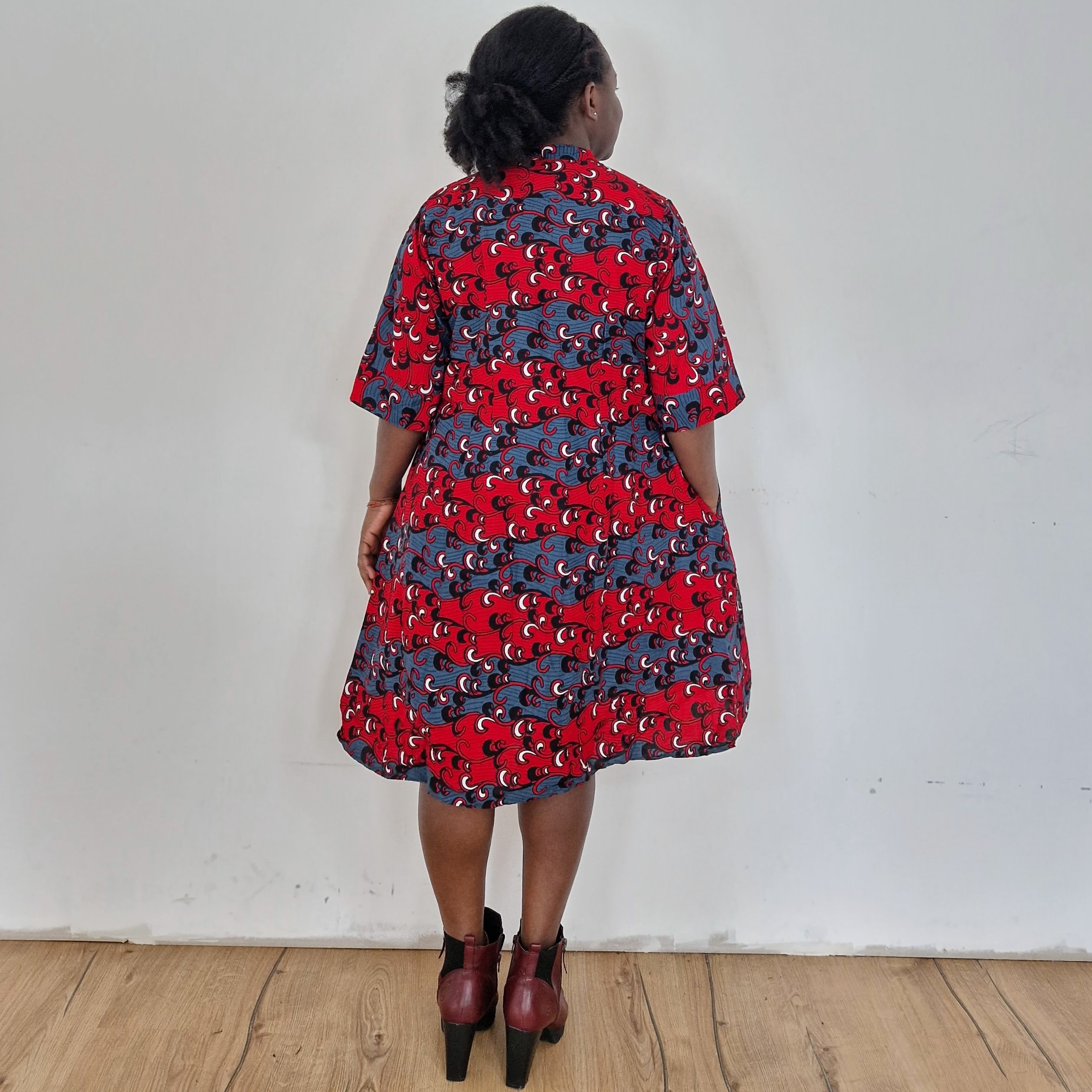 Ankara Dress Africa Dress Kente Dress Shirt Dress Blouse - Etsy