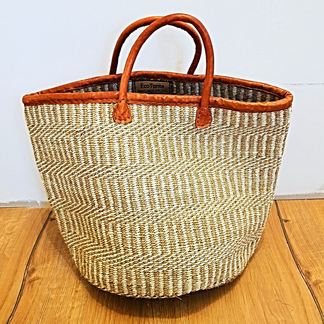 Sisal Basket, Sisal Bag, African Woven Bag, Kenyan Bag, Jute Bag ...