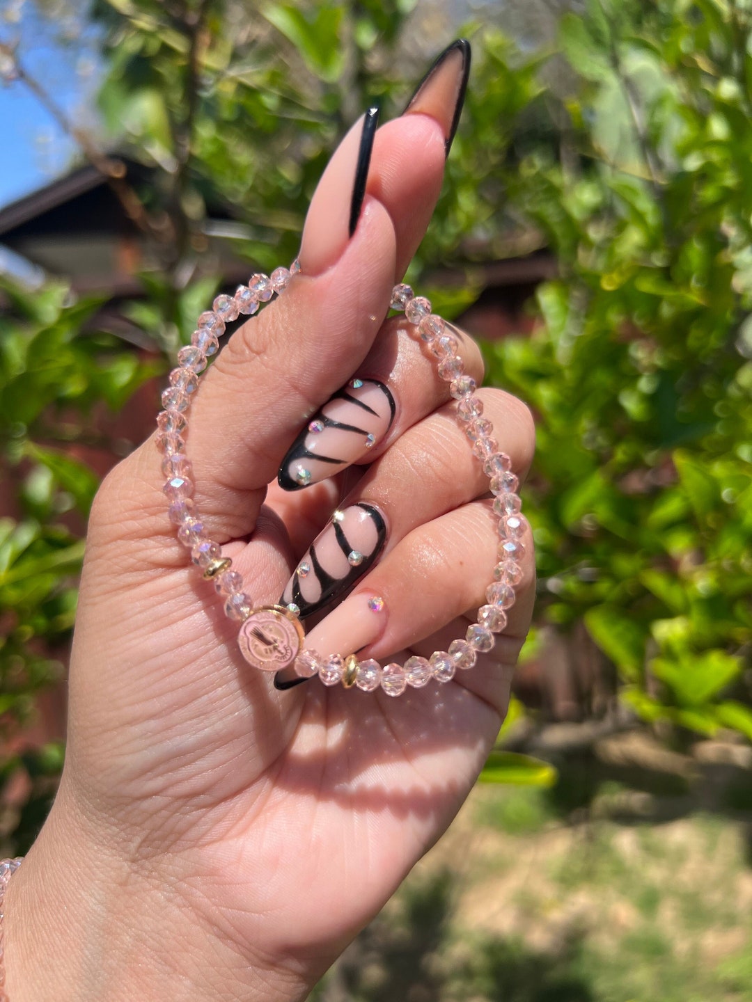 San Judas Beaded Protection Bracelet, Bracelets for Women, Jewelry ...