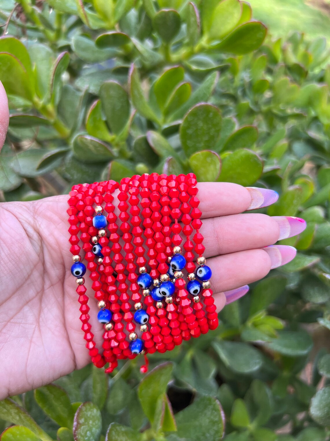 Red Blue Evil Eye Bracelet Bracelets for Women Jewelry - Etsy