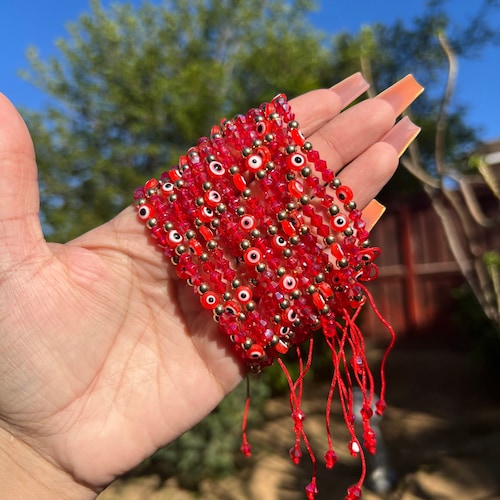 Red Evil Eye Bracelet Bracelets for Women Jewelry Gift - Etsy
