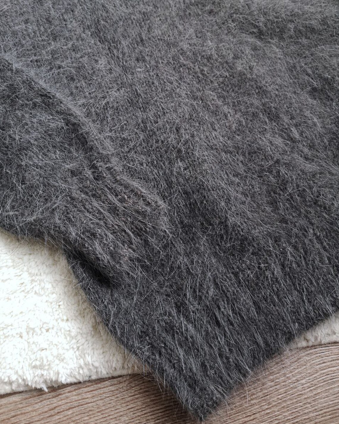 Angora Wool Sweater, Men's Winter Knit Jumper, Christmas Gift - Etsy