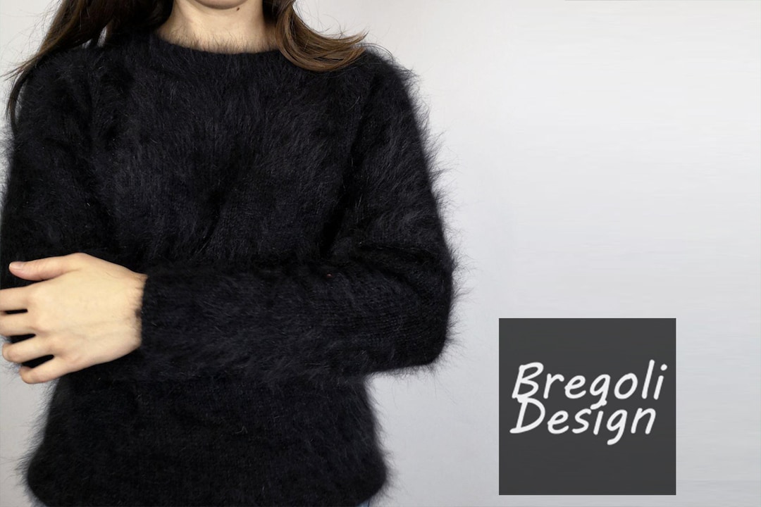 Angora Sweater Limited Edition Knit Cozy Winter Fluffy Sweater - Etsy