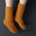 Angora Socks Sock Slippers Knit Angora Socks Wool Angora - Etsy