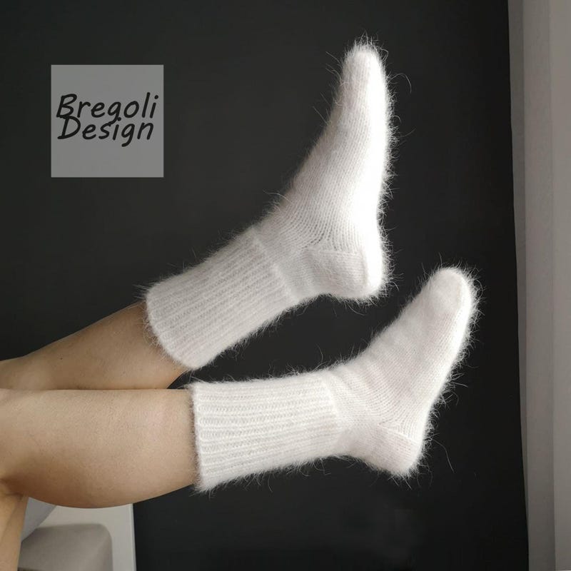 Angora Sock - Etsy