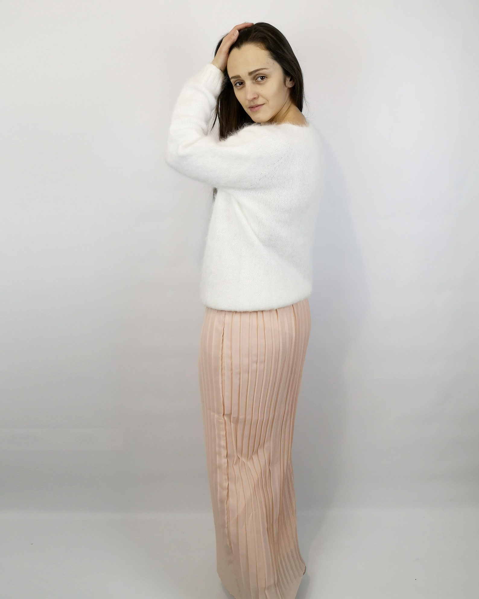 Winter Knit Angora Sweater Wool Women Warm Soft Angora Knit | Etsy