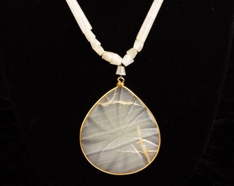 Alabaster Necklace | Etsy