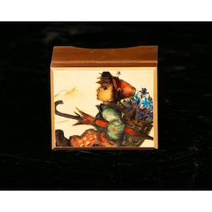 Vintage Cuendet Music Box Hummel Art Edelweiss 15303 Swiss Musical ...