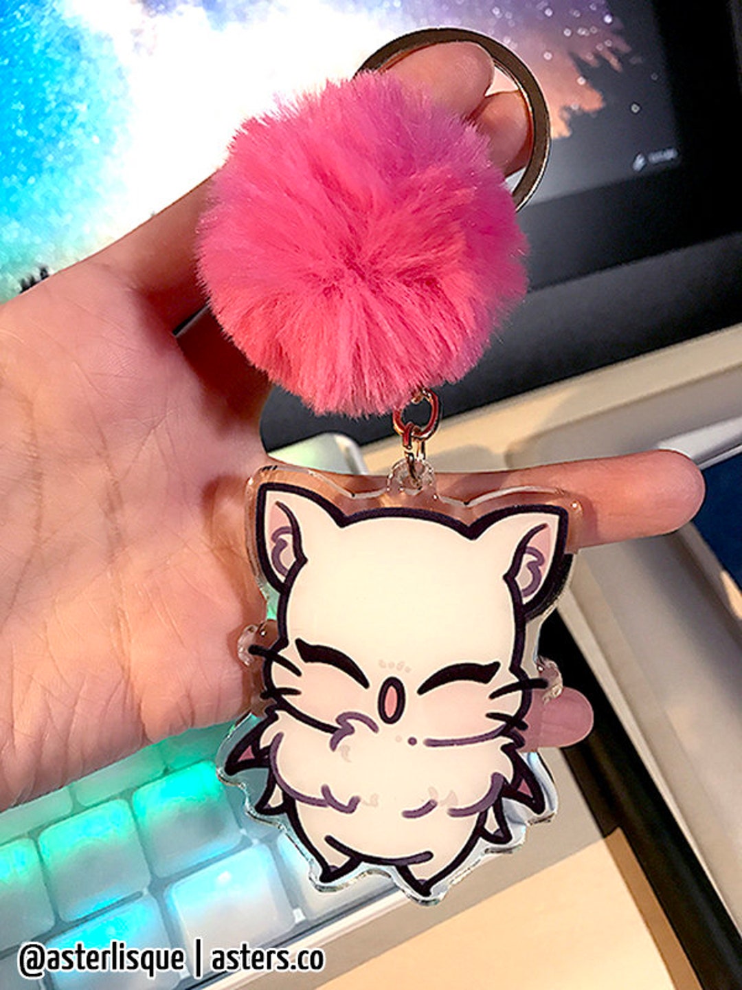 FFXIV Moogle Key Ring - Etsy