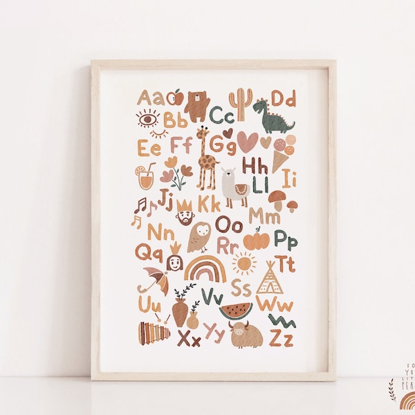Abc Poster - Etsy