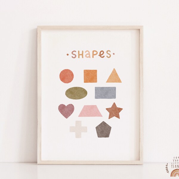 Nursery Shapes - Etsy