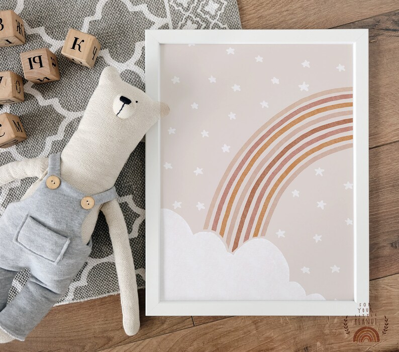 Nursery Wall Art Rainbow Nursery Decor Printable Wall Art Nursery ...