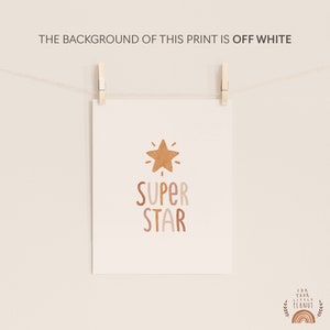 Superstar Nursery Art Print, Kids Room Decor (digital Download) - Etsy