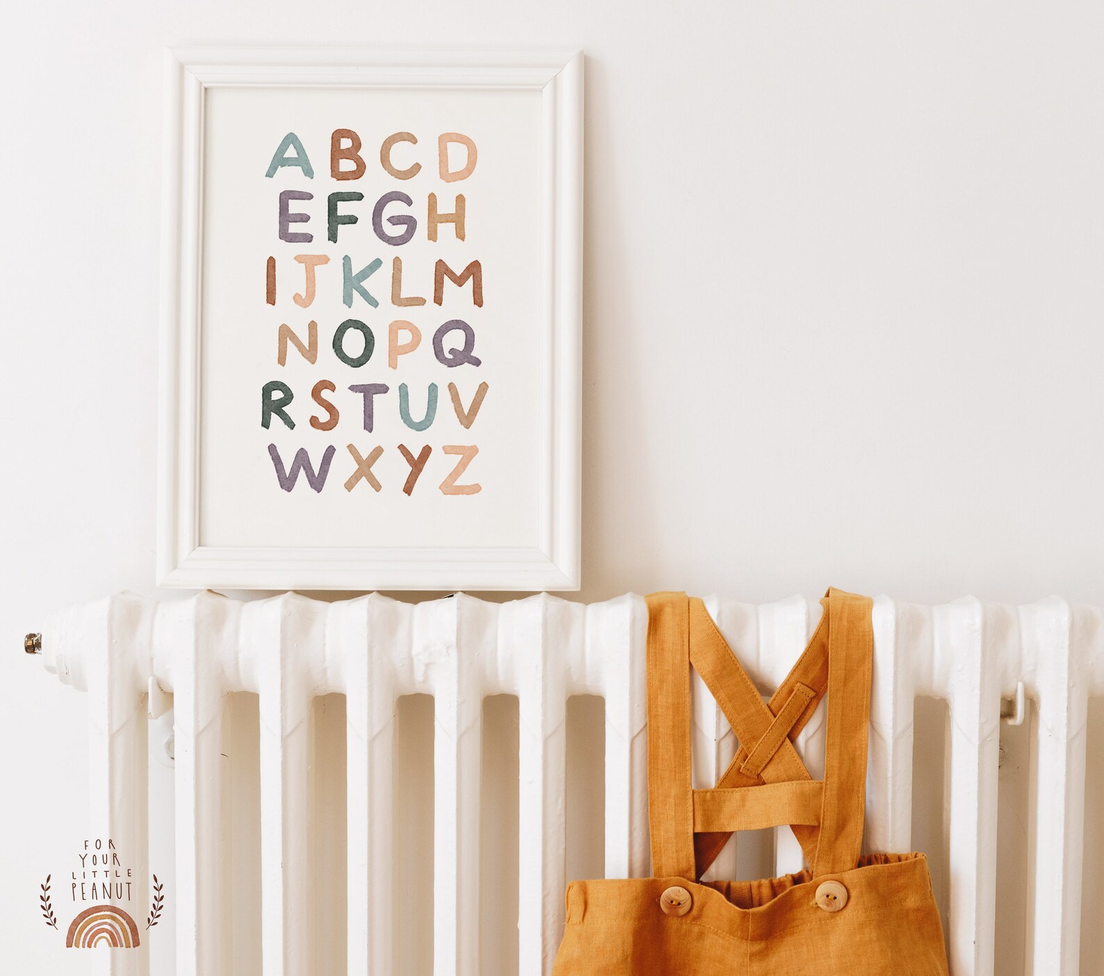 ABC Alphabet Poster | Nursery Wall Art & Decor | Printable Kids Room ...