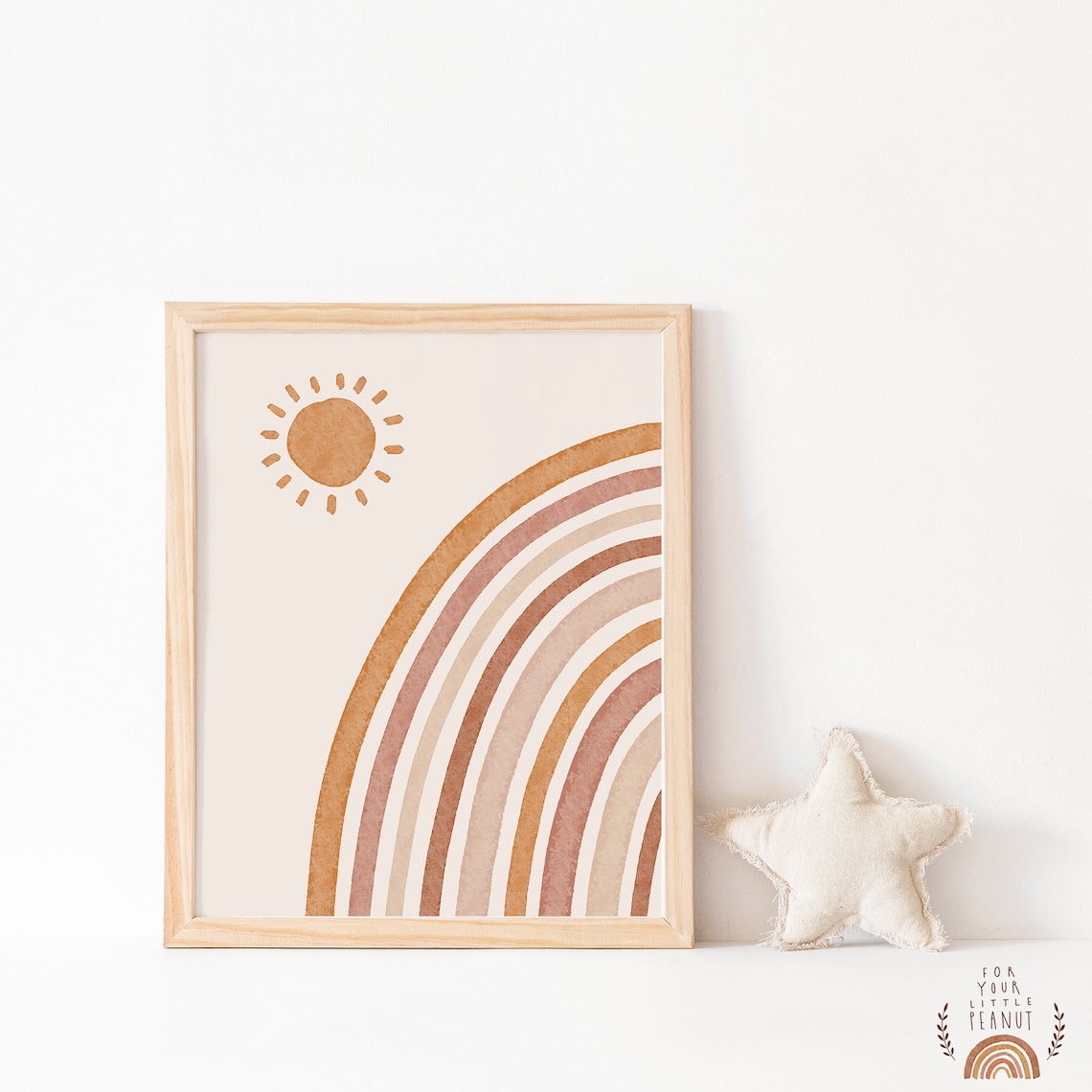 Nursery Wall Art Rainbow Nursery Decor Printable Wall Art Nursery ...