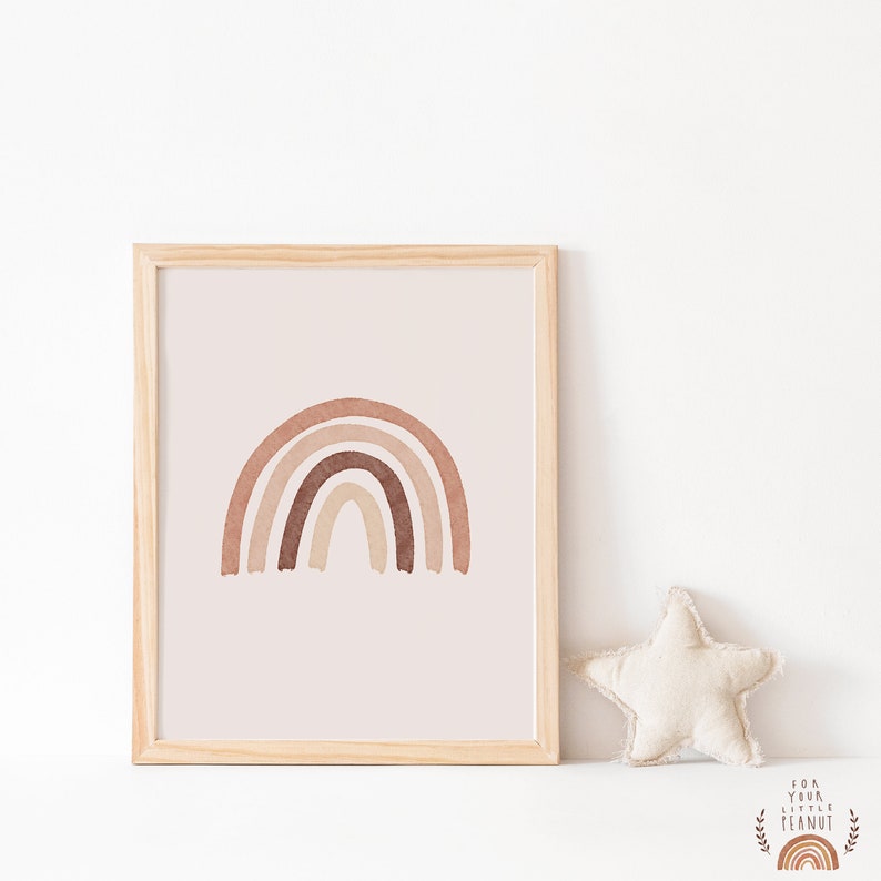 Nursery Wall Art Rainbow Nursery Decor Printable Wall Art Nursery ...