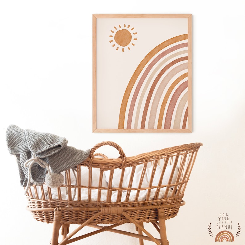 Nursery Wall Art Rainbow Nursery Decor Printable Wall Art Nursery ...