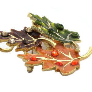 Cocojewelry Colorful Maple Fall Foliage Brooch Pin Autumn Thanksgiving ...