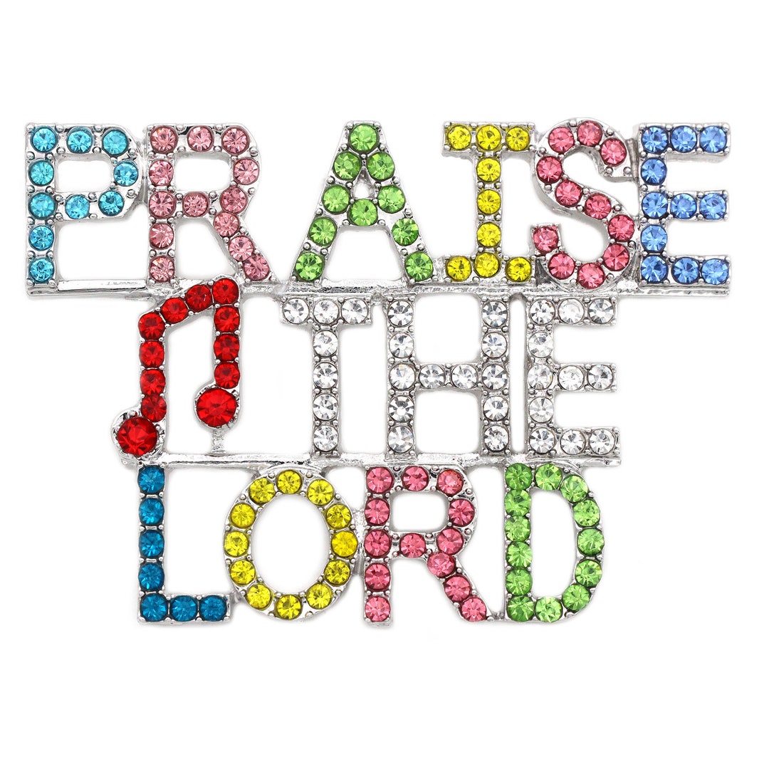 Cocojewelry Praise the Lord Word Christian Brooch Pin Jewelry - Etsy
