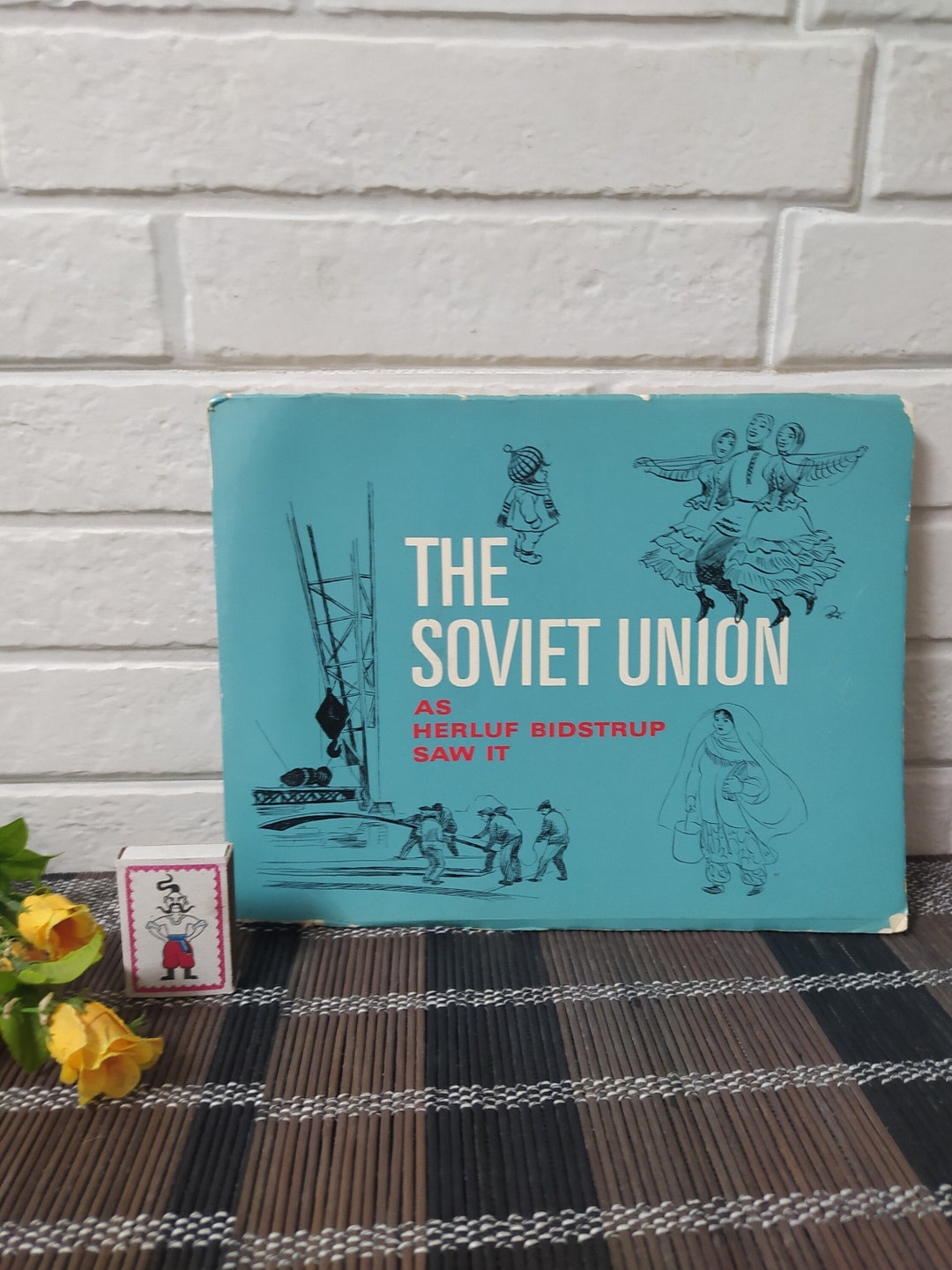 Vtg Herluf Bidstrup in USSR Book/satire Caricature Album/humor Cartoon ...