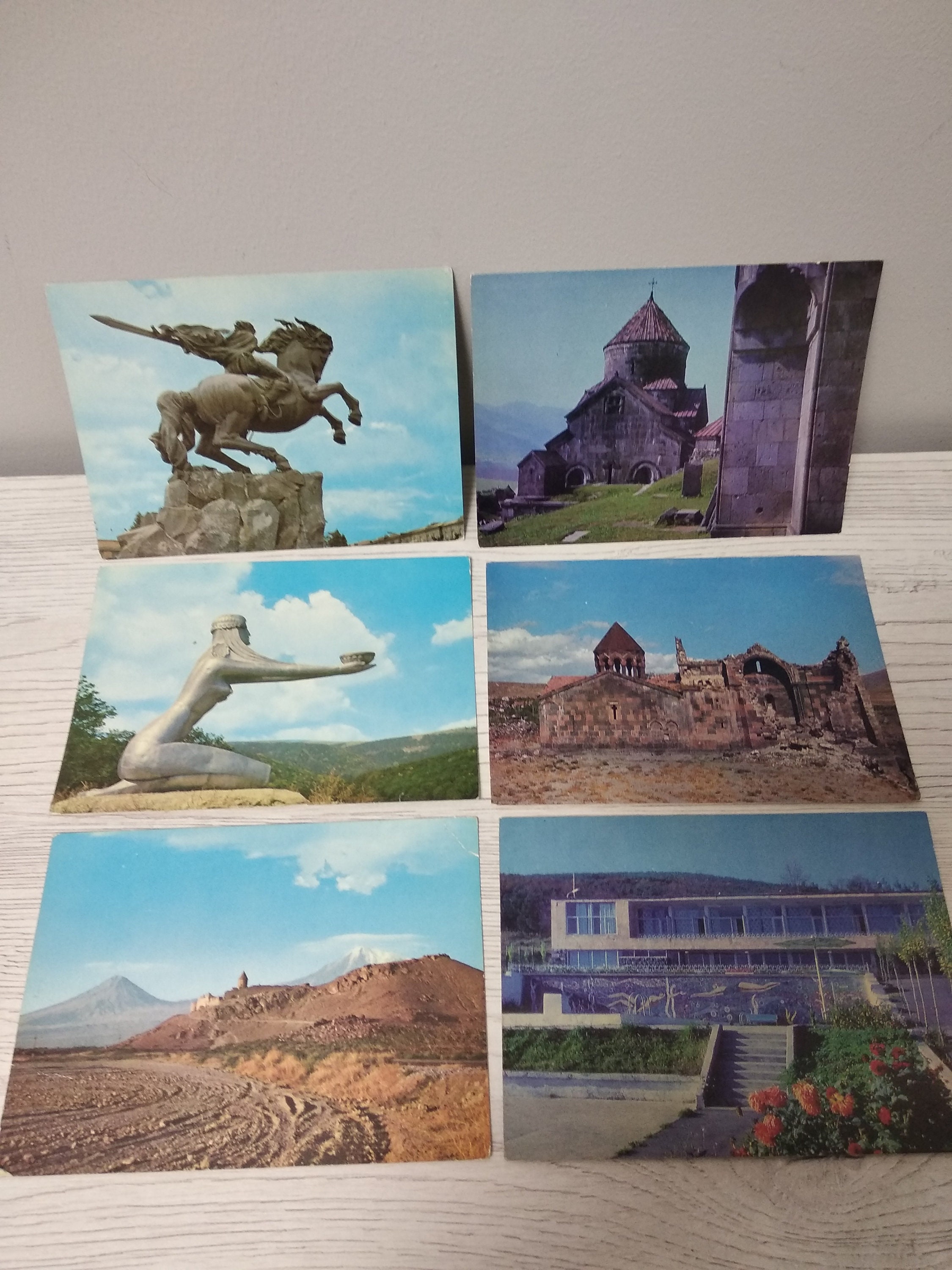 Lot of 24 Assorted Soviet-era Armenian Postcards/unused Blank Color ...