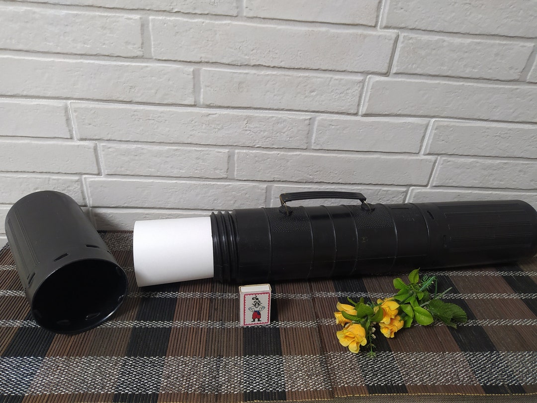 Soviet Drawing Tube/hard Plastic Carry Handle Portfolio Tube/drawing ...