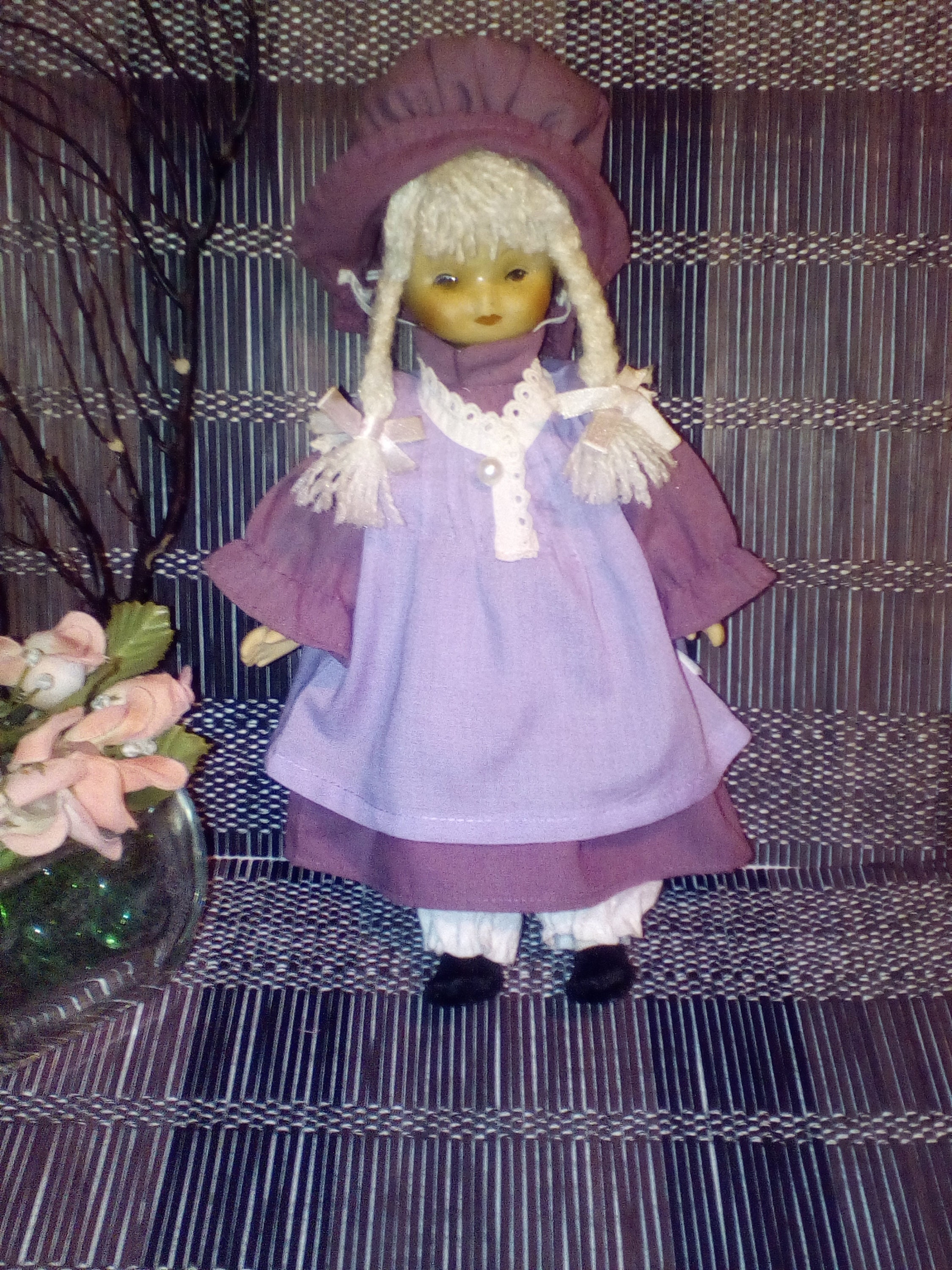 Vintage Country Doll/ Amish Doll/ Porcelain Head, Hands and Feet ...