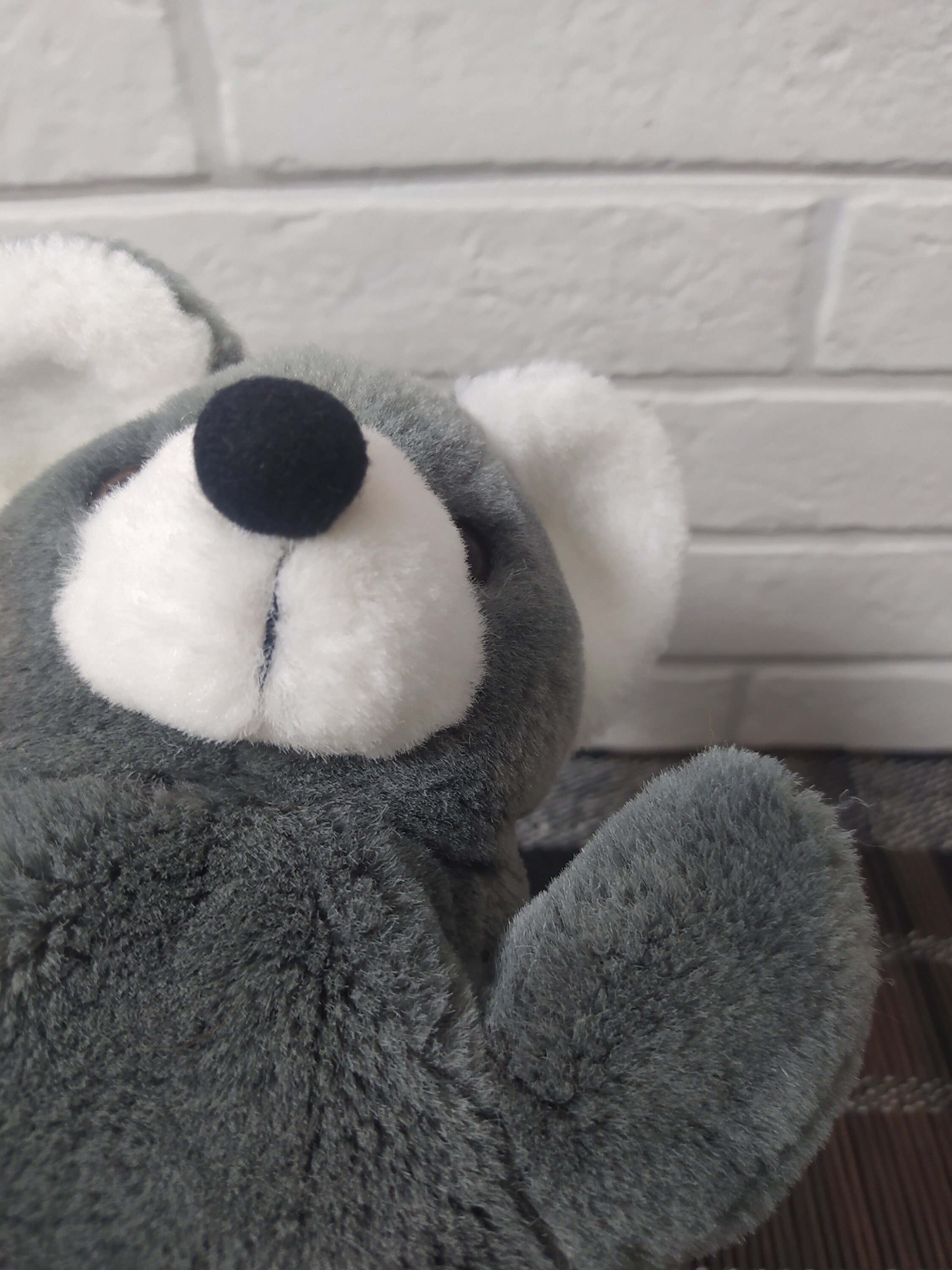 Vintage Full Body Teddy Bear Hand Puppet/plush Gray Bear Glove - Etsy