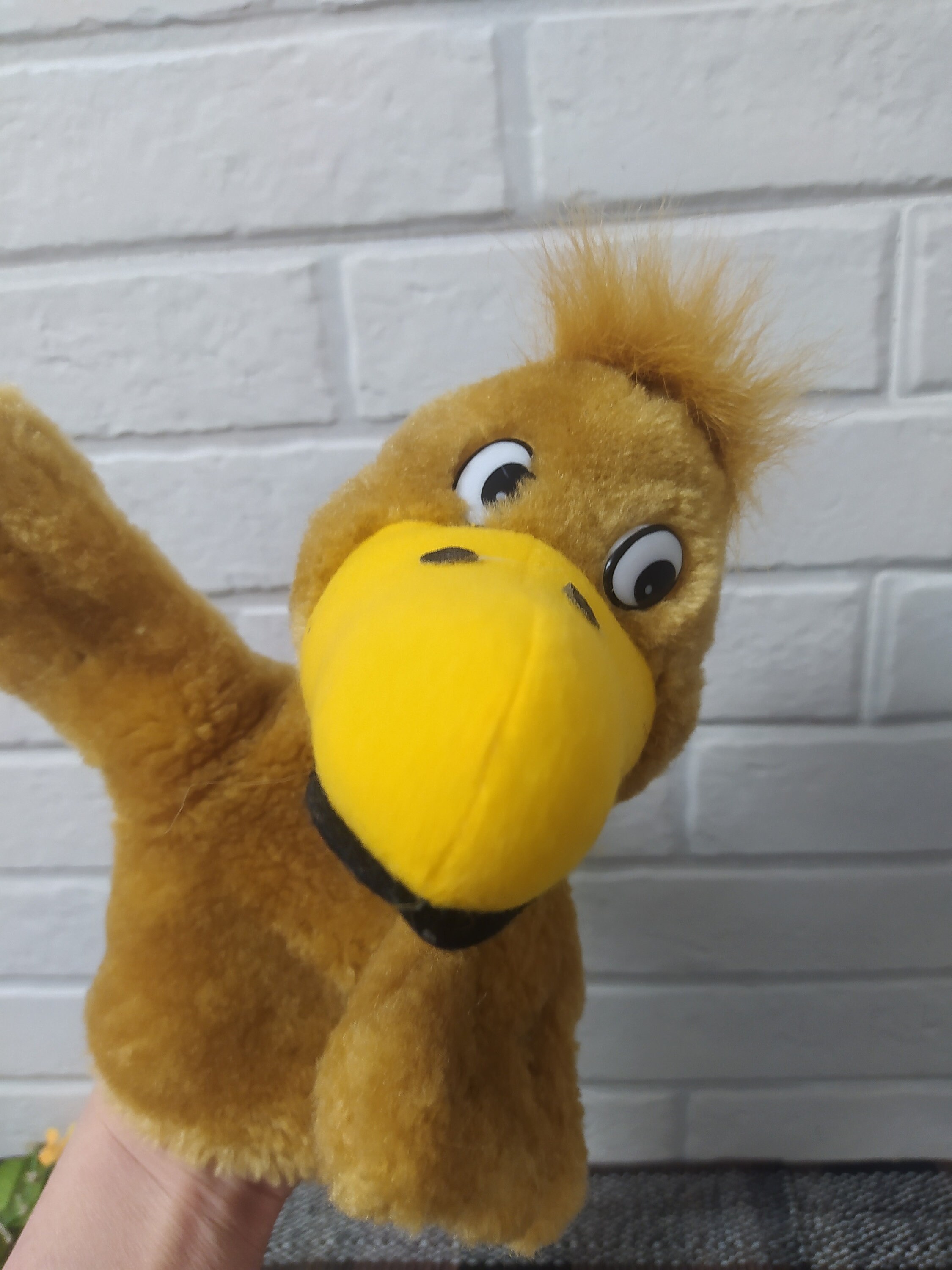 Vintage Plush Condor Hand Puppet/bird Glove Puppet/children - Etsy