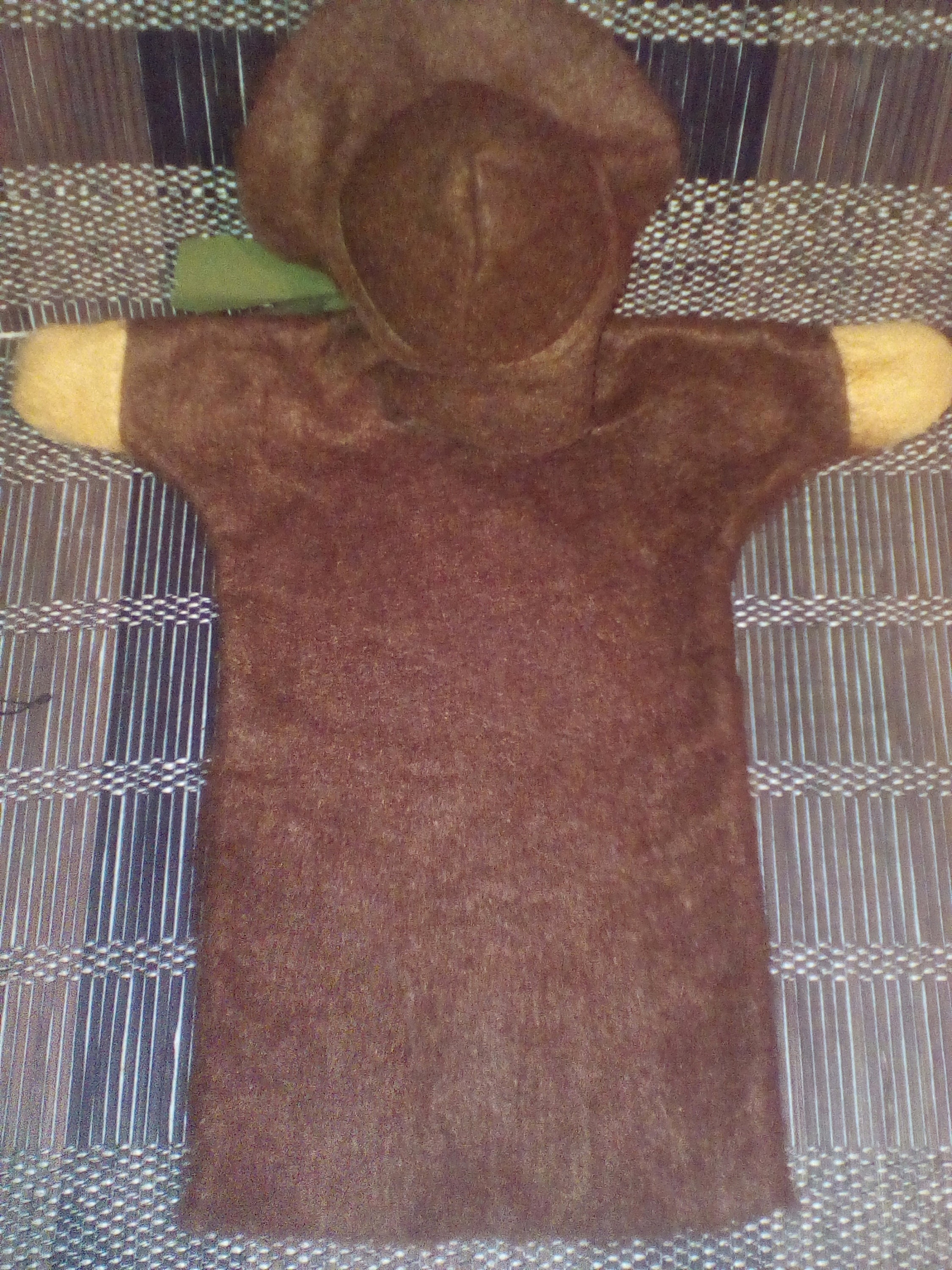 Felt Hand Glove Puppet/robber Puppet/pirate Puppet/bearded Man - Etsy