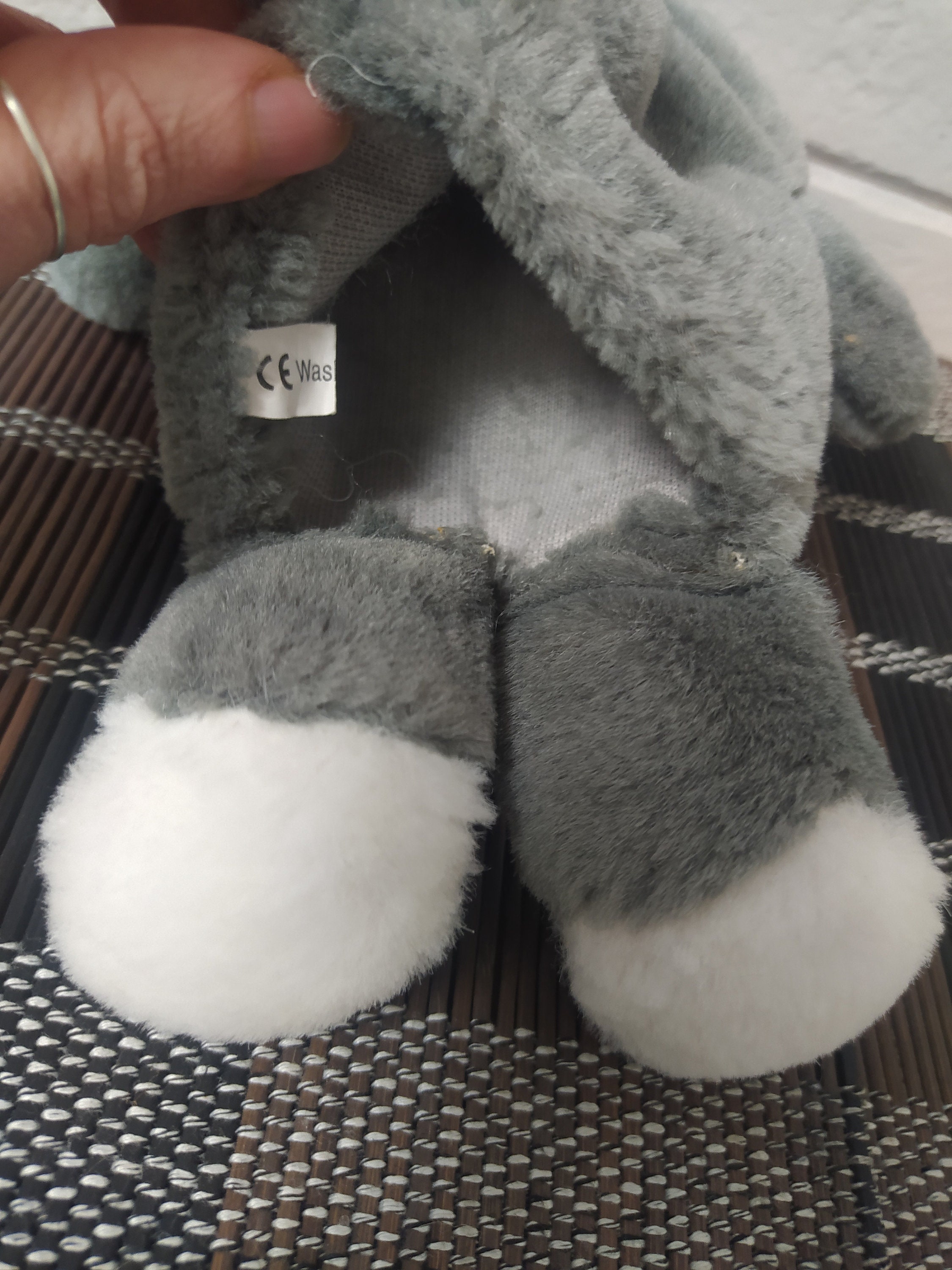 Vintage Full Body Teddy Bear Hand Puppet/plush Gray Bear Glove - Etsy