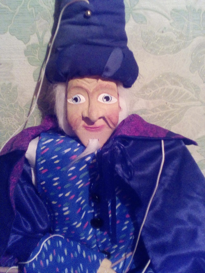 Vintage Handmade Large Size Marionette Puppet/wood and Textile - Etsy