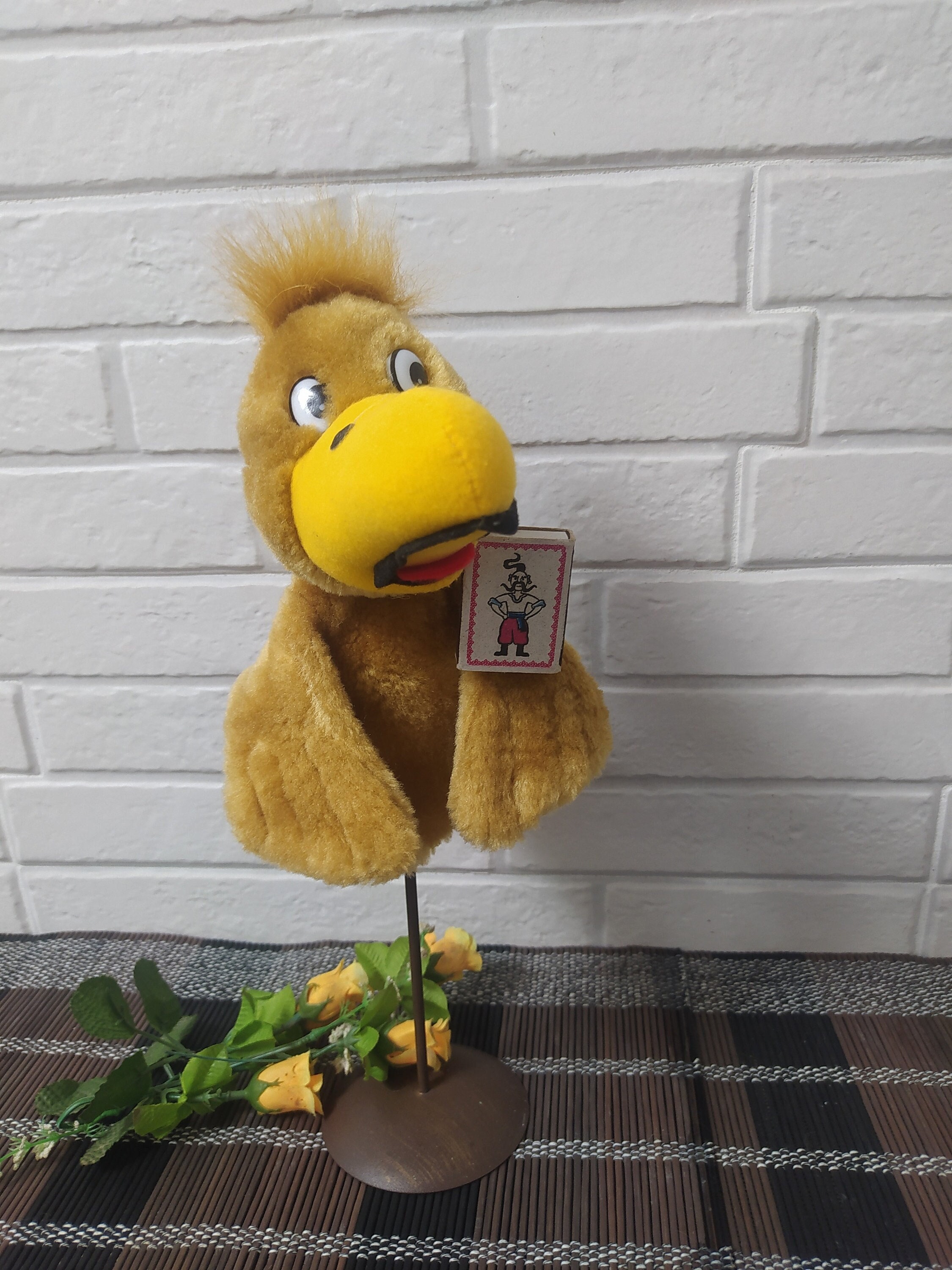 Vintage Plush Condor Hand Puppet/bird Glove Puppet/children - Etsy