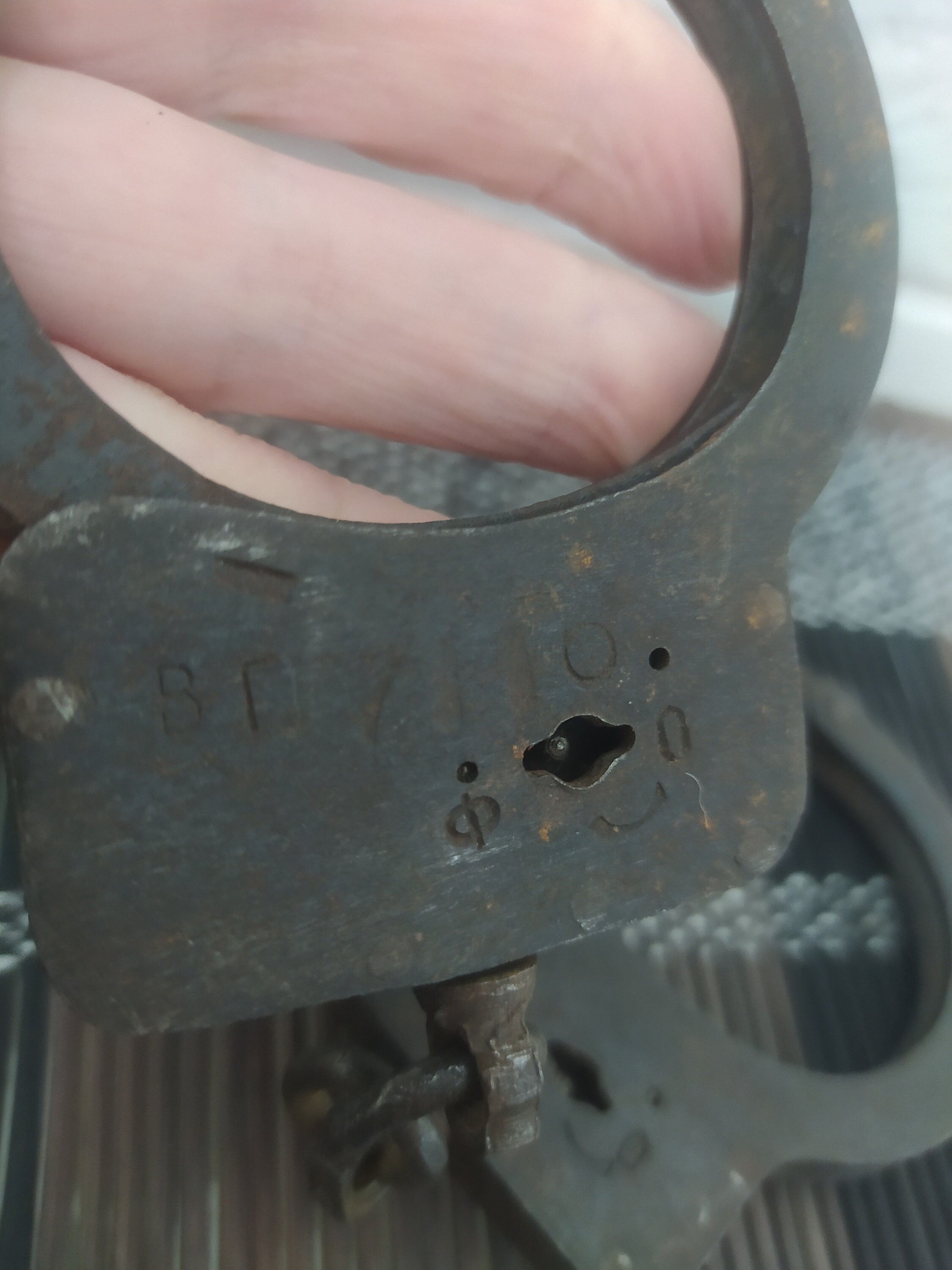 Authentic Soviet Police Handcuffs W/o Key/ussr Internal - Etsy