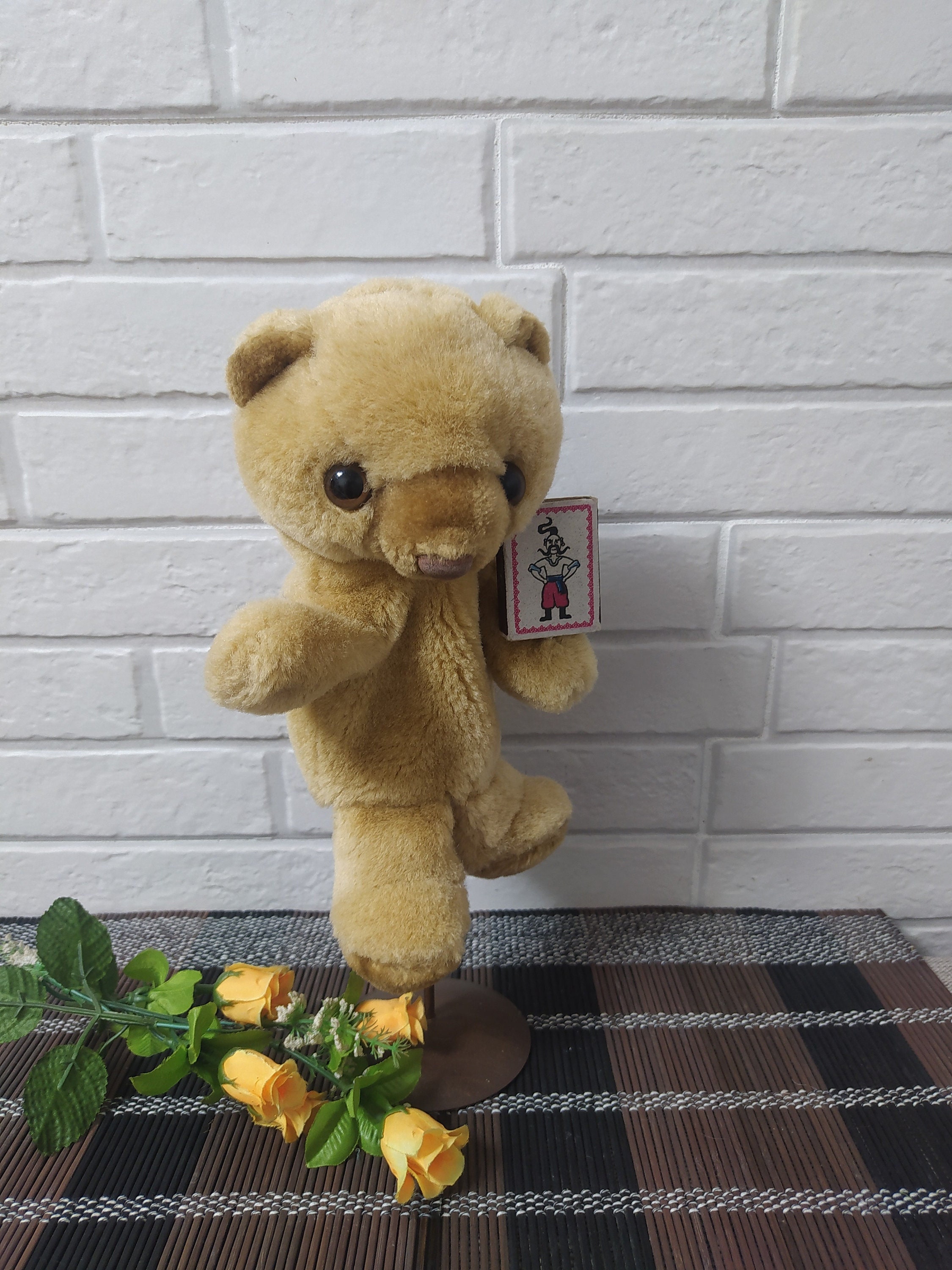 Vintage Full Body Teddy Bear Hand Puppet/theater Glove Puppet/animal ...
