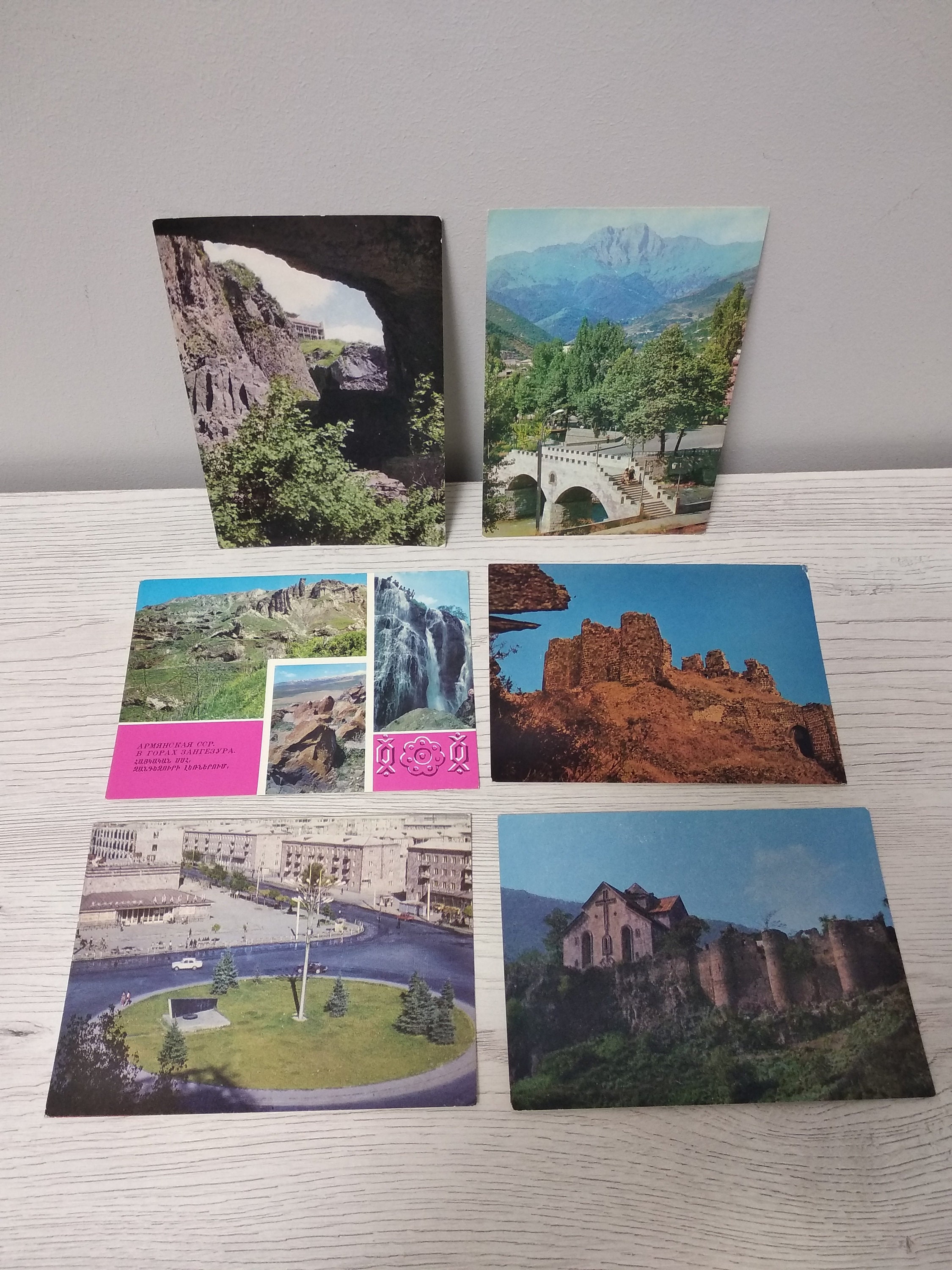 Lot of 24 Assorted Soviet-era Armenian Postcards/unused Blank Color ...