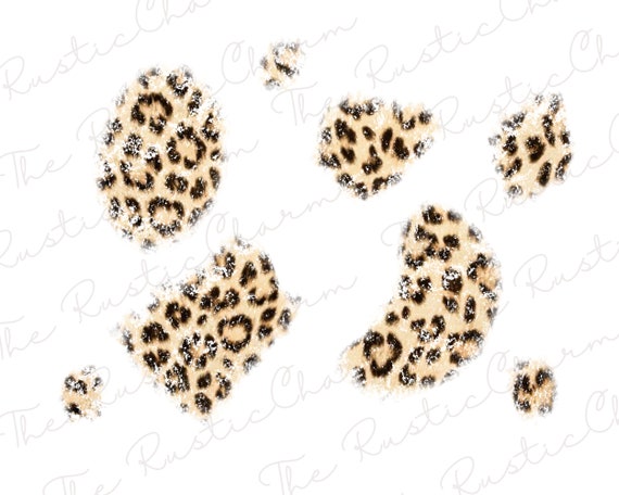 Leopard Print Patches PNG Sublimation Leopard Print | Etsy
