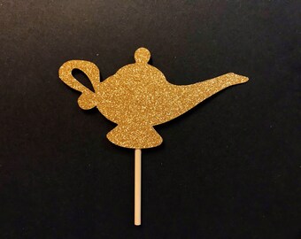 Aladdin Lamp Cake Topper - Etsy