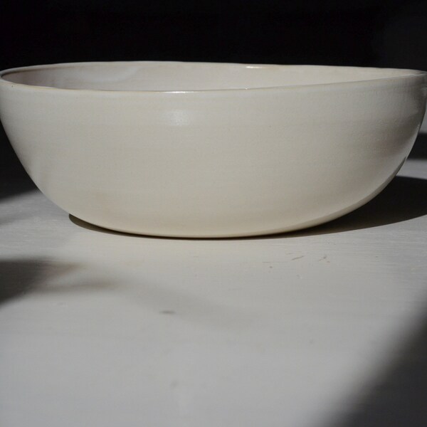 White Ceramic Bowl - Etsy
