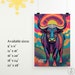Psychedelic Carabao Art Print: Filipino Culture Wall Decor - Etsy