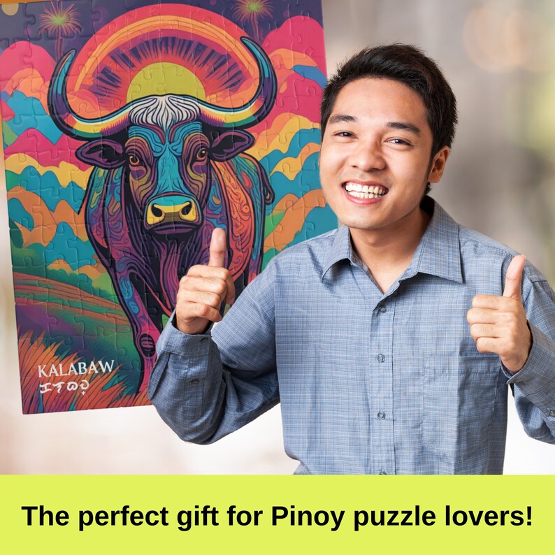 Colorful Carabao Puzzle for Pinoy Puzzlers | Filipino Family Gift ...