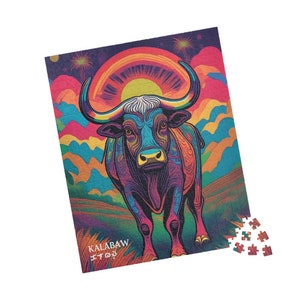 Colorful Carabao Puzzle for Pinoy Puzzlers | Filipino Family Gift ...