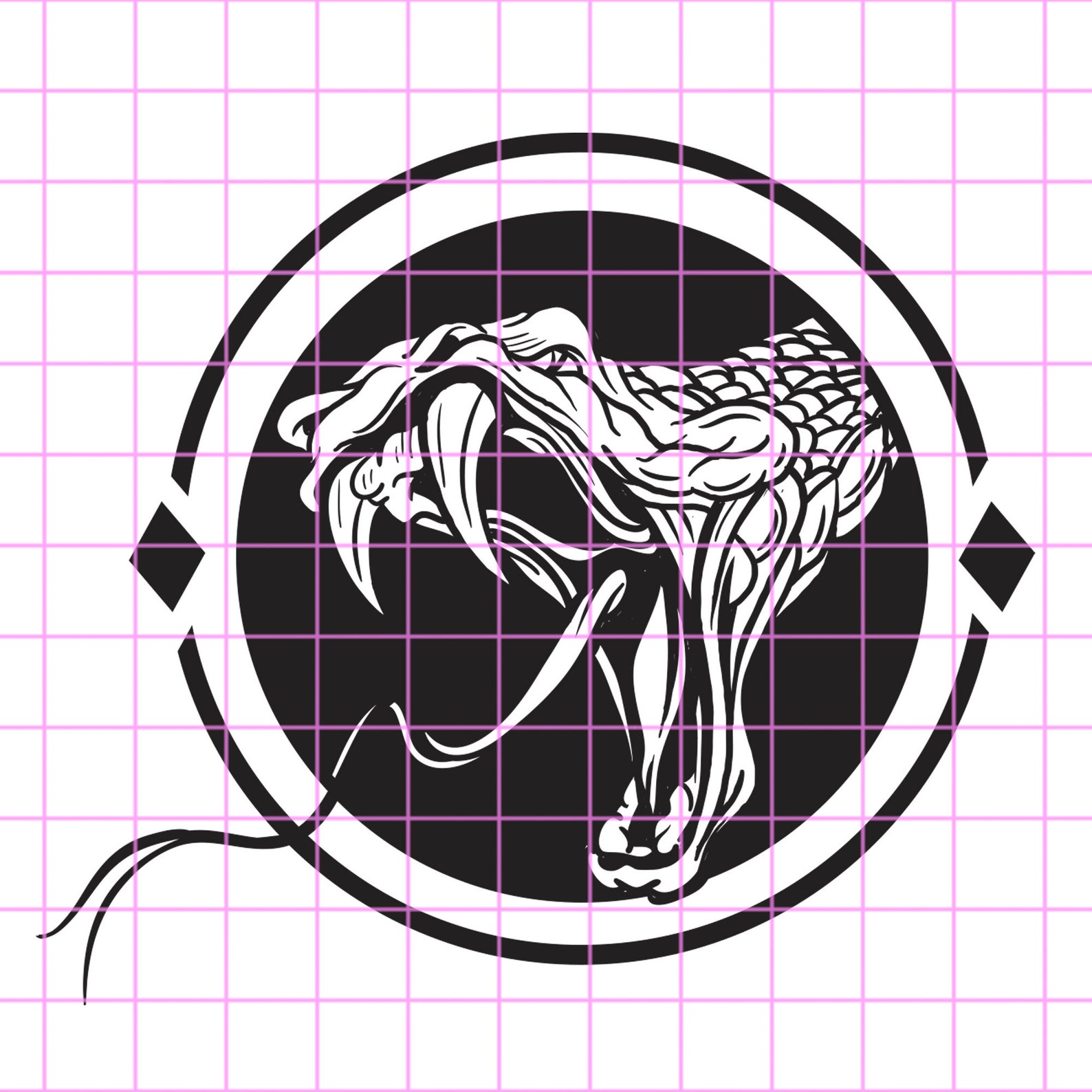 Snake Bite Head Teeth Diamondback Rattle Reptile Svg Eps Vector Dxf T ...